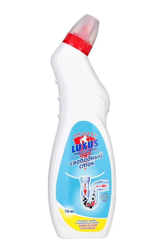 Химический очиститель для сливных труб Luxus Professional "Свободный ...