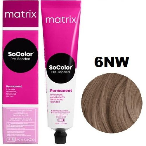 Matrix SoColor крем краска для волос 6NW натуральный теплый темный ...