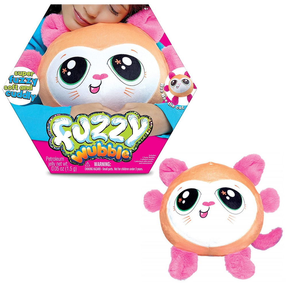 Игрушка Fuzzy Wubble Надувной пушистый Котенок 28 см - купить с ...