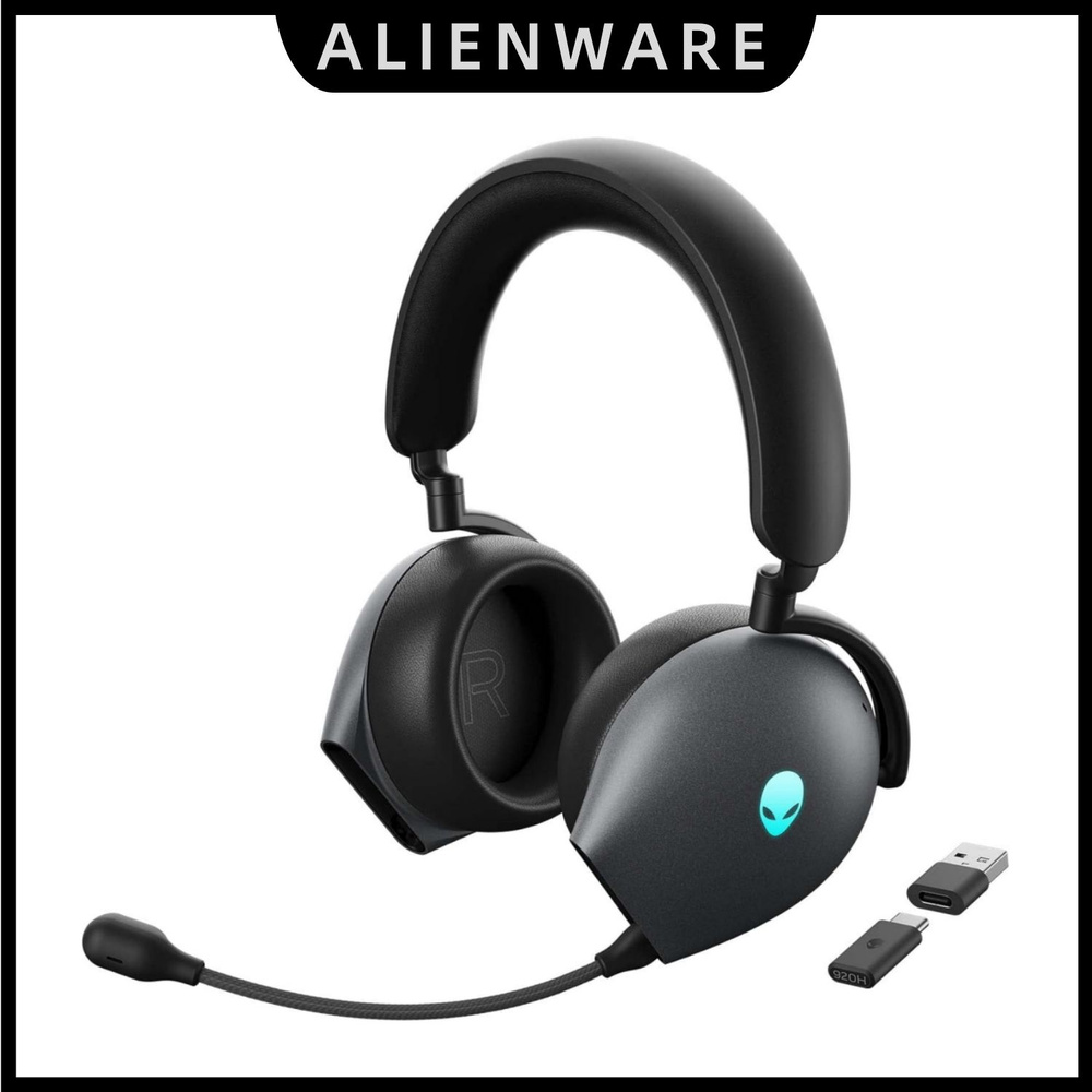 Игровые наушники Alienware Alien AW920H, черный - купить по доступной ...