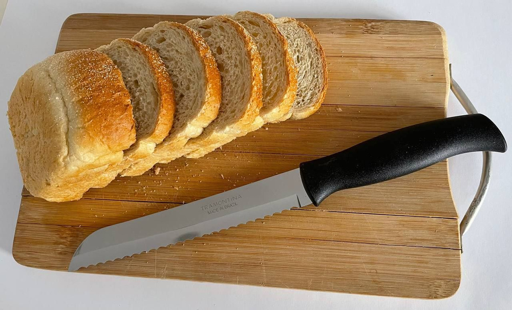 Купить Нож кухонный классический для нарезки хлеба по низкой цене в