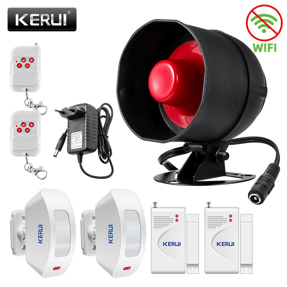 KERUI Tuya Smart WIFI Беспроводная система охранной сигнализации сирена ...