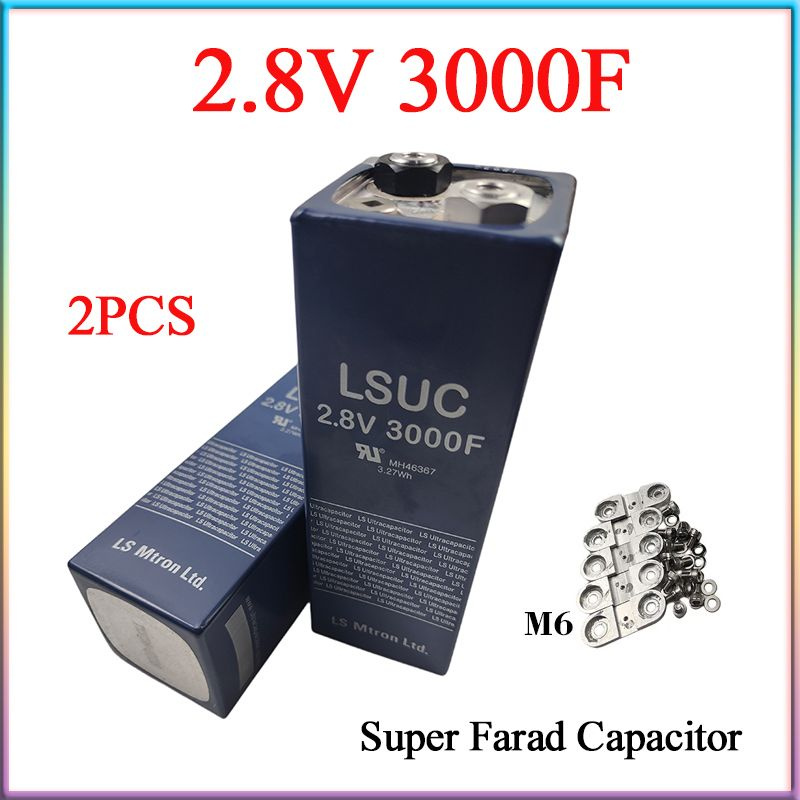 2PCS 99% Новый 2.8V 3000F B - уровень Super Farad конденсатор ,DIY 12V 16V Автомобиль питания ...