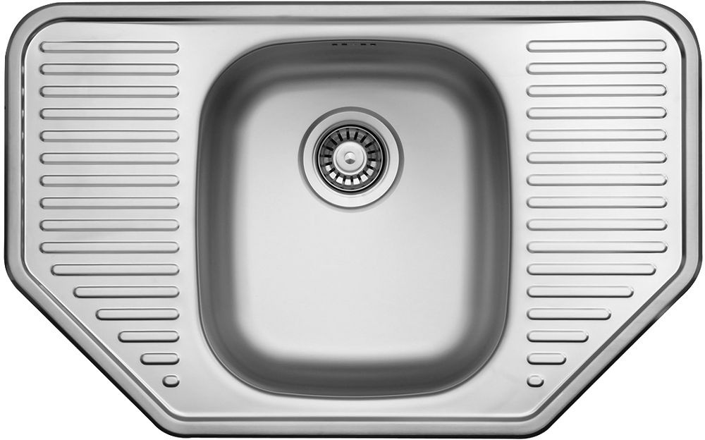 Мойка кухонная TopZero Comfort COP777.488.GT8K металлическая, 78x49, с ...