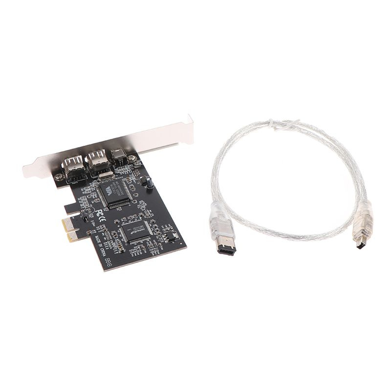 Карта PCIe Firewire для Windows 10, контроллер IEEE 1394 PCI Express с ...
