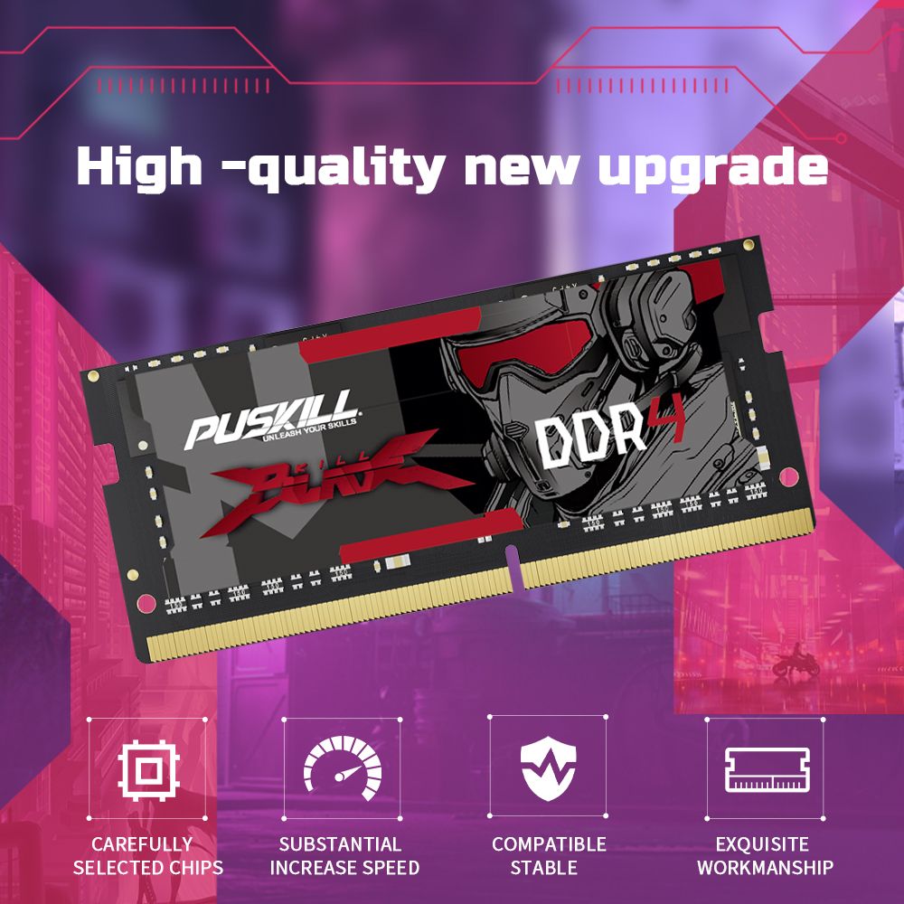 Модуль оперативной памяти PUSKILL DDR4 Notebook Memory KILLBLADE32 ГБ ...