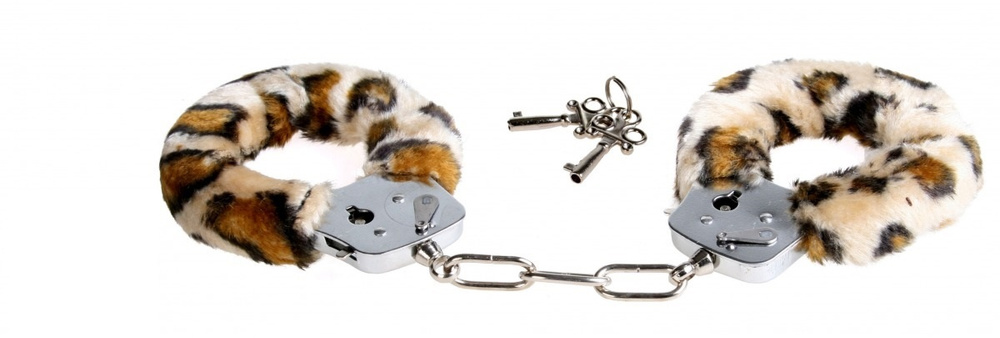 Наручники леопардовые Furry Fun Cuffs - купить с доставкой по выгодным ...