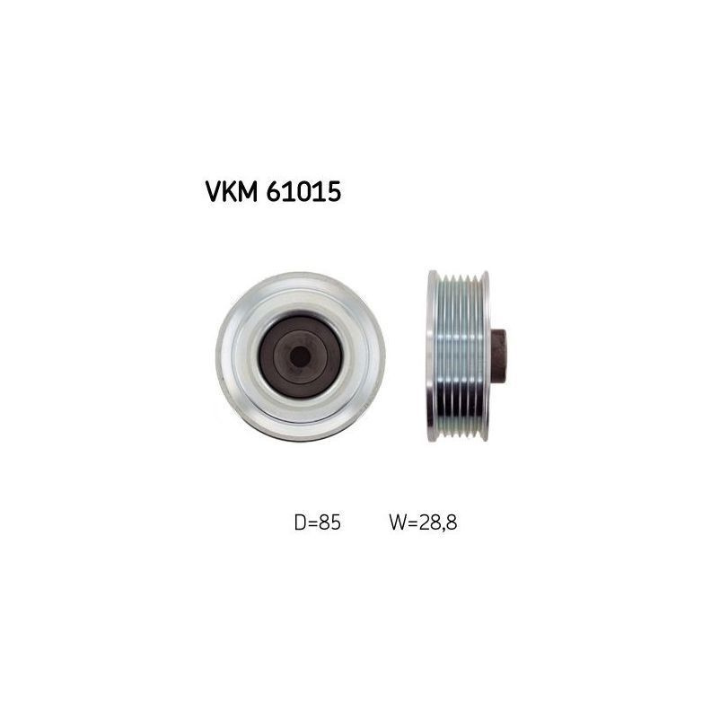 VKM 61015 Паразитный / ведущий ролик, поликлиновой ремень TOYOTA - SKF ...