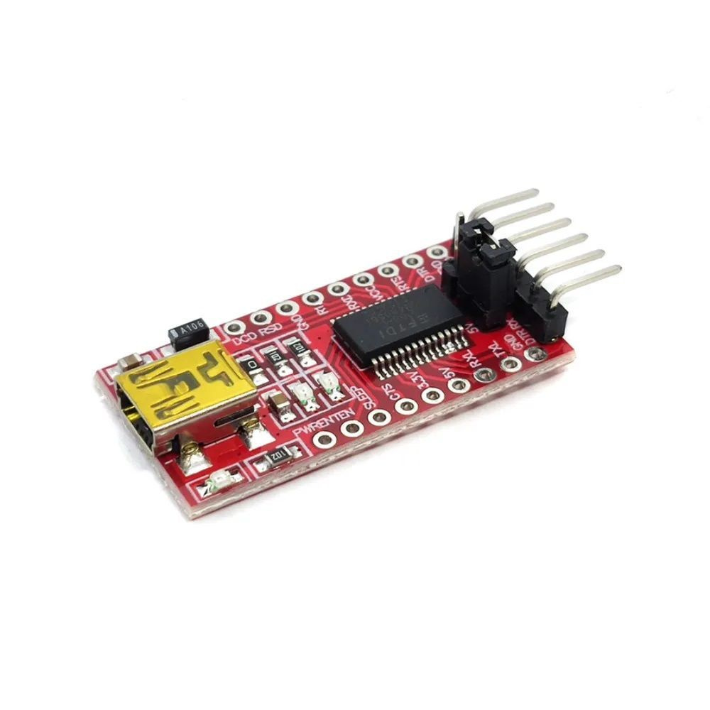 Плата расширения FTDI232 USB TO TTL 5V 3.3V USB To Serial Adapter AR057 ...