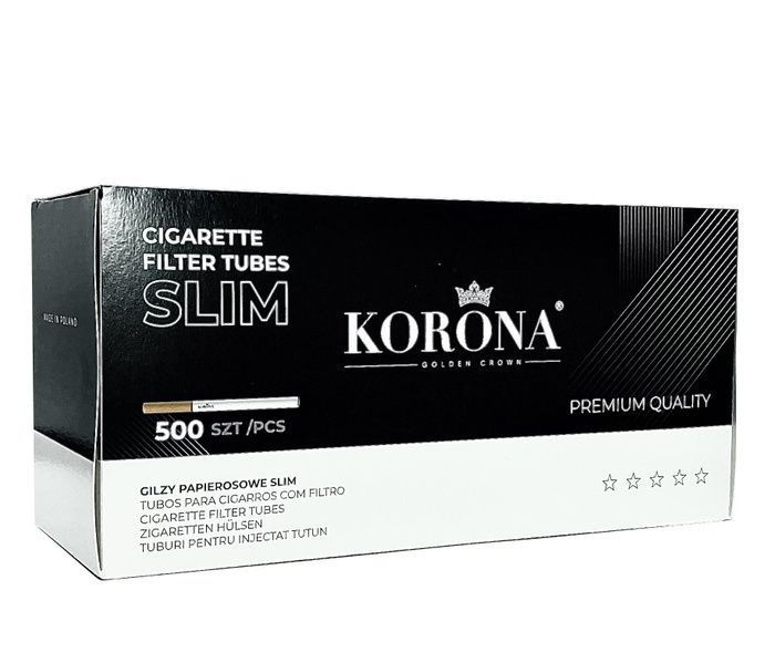 Гильзы для сигарет, Korona, 500 штук, Slim - купить с доставкой по ...