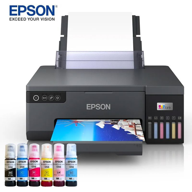 Принтер Epson L8058,A4+wifi+USB(с 6 флаконами оригинальных чернил), Цветной печать, купить по ...