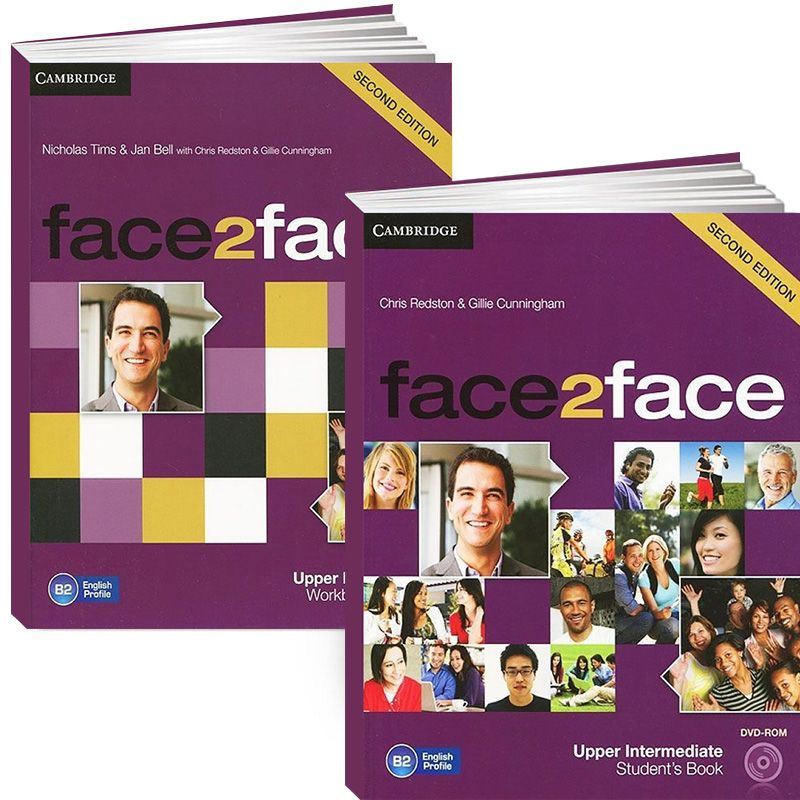 Face2face upper-intermediate second edition (Учебник + Рабочая Тетрадь + CD/DVD) face 2 face ...