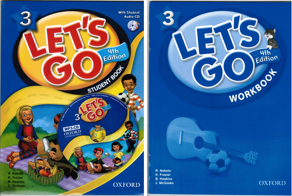 Let's Go 3 (4th Edition) Student's book + workbook + CD Комплект Книга ... Let's Go 3 (4th Edition) Student's book + workbook + CD Комплект Книга ...