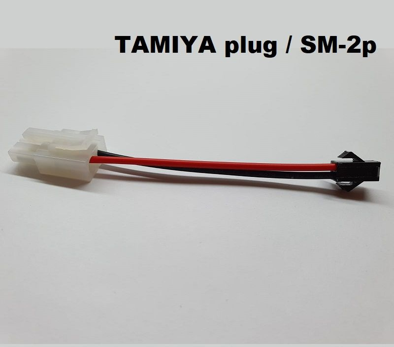 Переходник Tamiya plug на SM-2p (папа / папа) 110 разъем KET-2P L6.2-2P адаптер JST-2P, JST SM ...