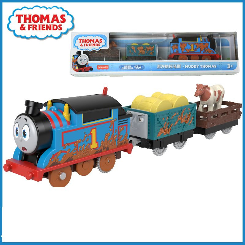 Паровоз Mattel Thomas & Friends Новый электрический MUDDY THOMAS ...
