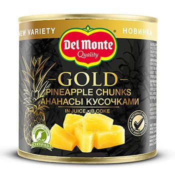 Ананасы Del Monte кусочки в соке 435г Кения - купить с доставкой по ...
