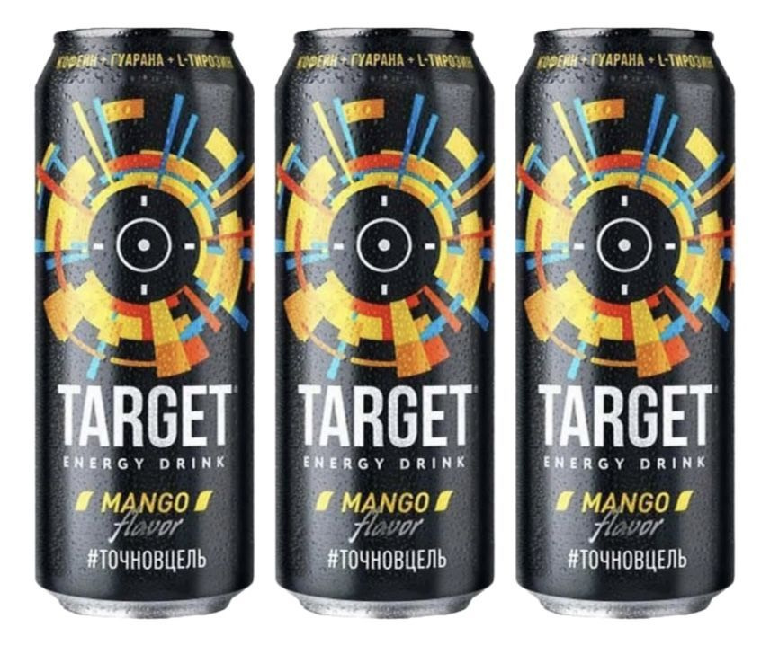 Напиток энергетический Target Mango Flavor 450 мл х 3 шт - купить с ...