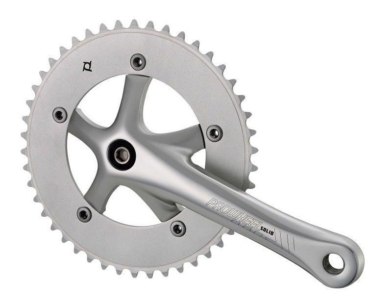 система Prowheel Solid 248t F 48t 170 мм фикс синглспид цвет