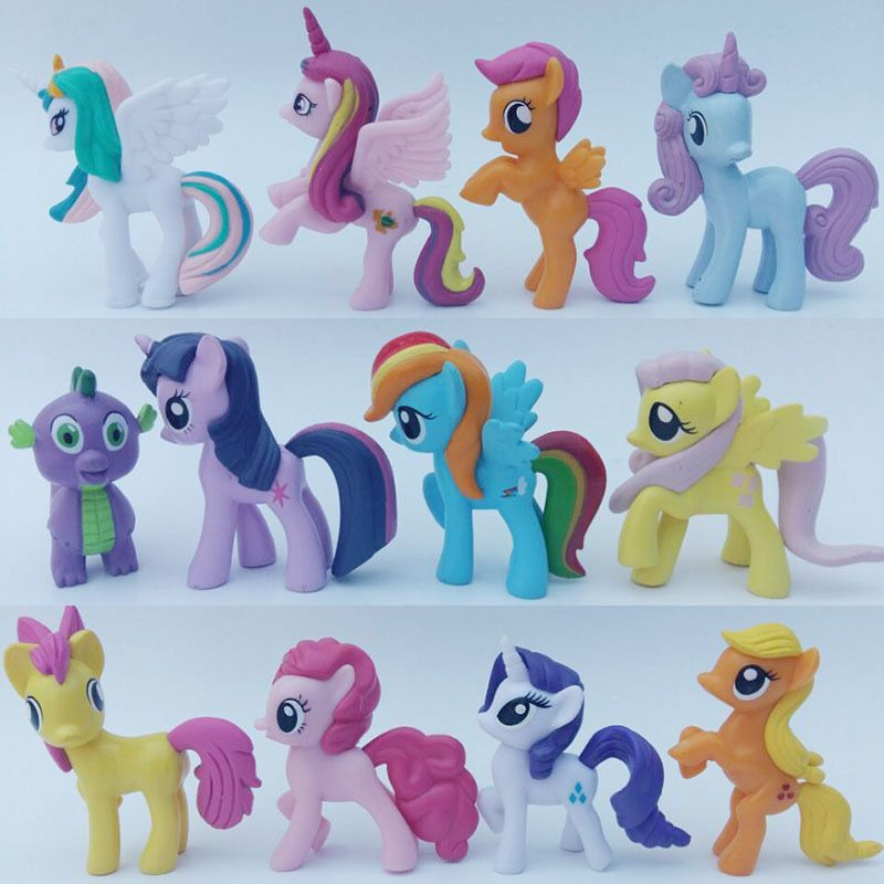 Набор фигурок - My Little Pony (12 шт.) - купить с доставкой по ...