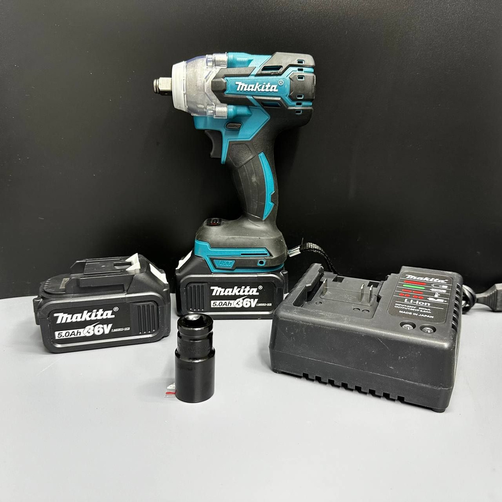 Гайковерт бесщеточный аккумуляторный Макита 36V, 2 АКБ+СЗУ+Кейс ...