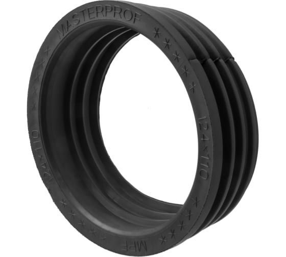 Сантехническая манжета для канализации MPF 124x110, черная, уплотнительная, переходная 5 шт ...