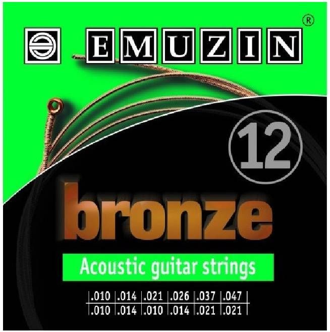 EMUZIN 12А183 - Струны для 12 струнной акустической гитары - купить с ...