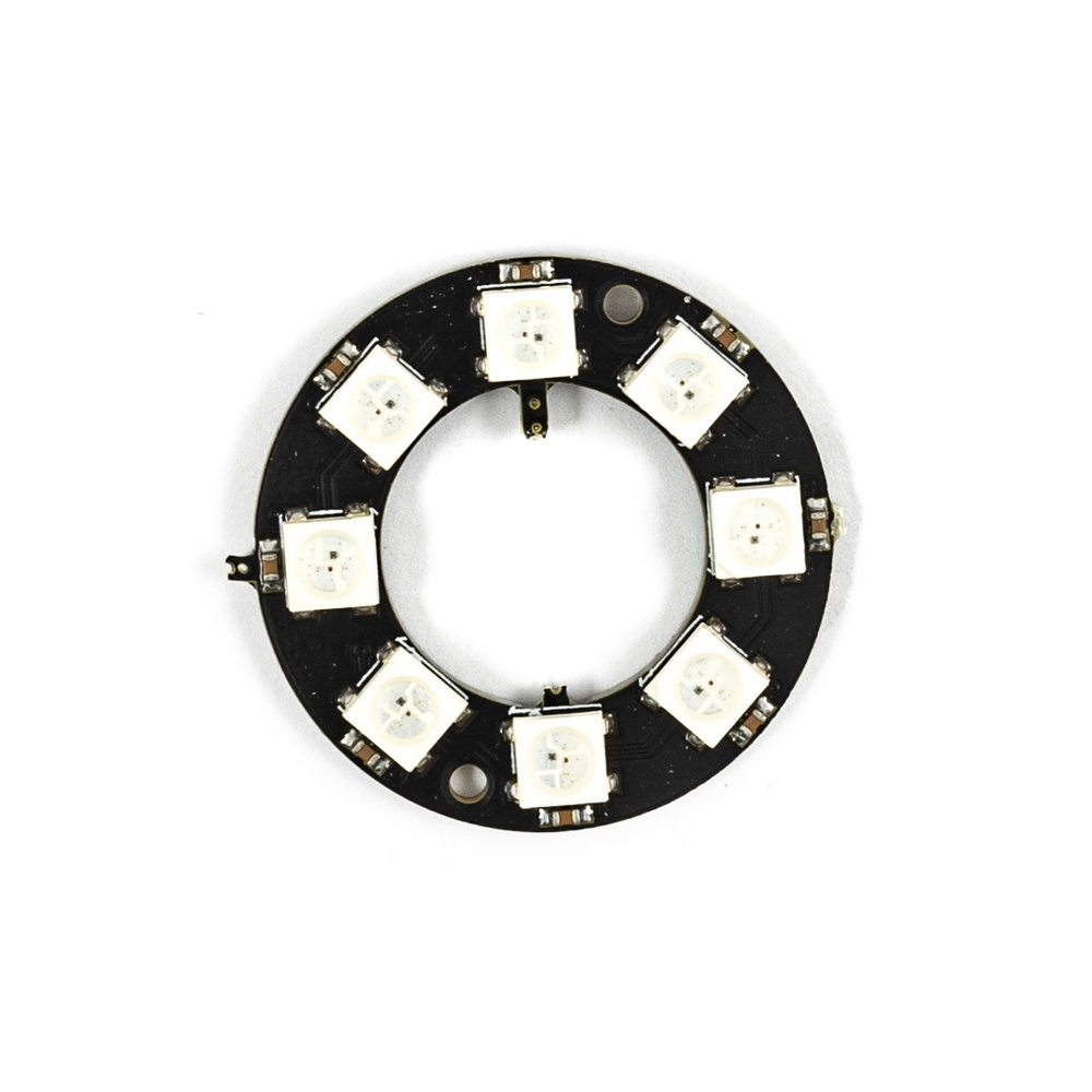 Светодиодное кольцо WS2812 5050 RGB LED 8 светодиодов - купить с ...
