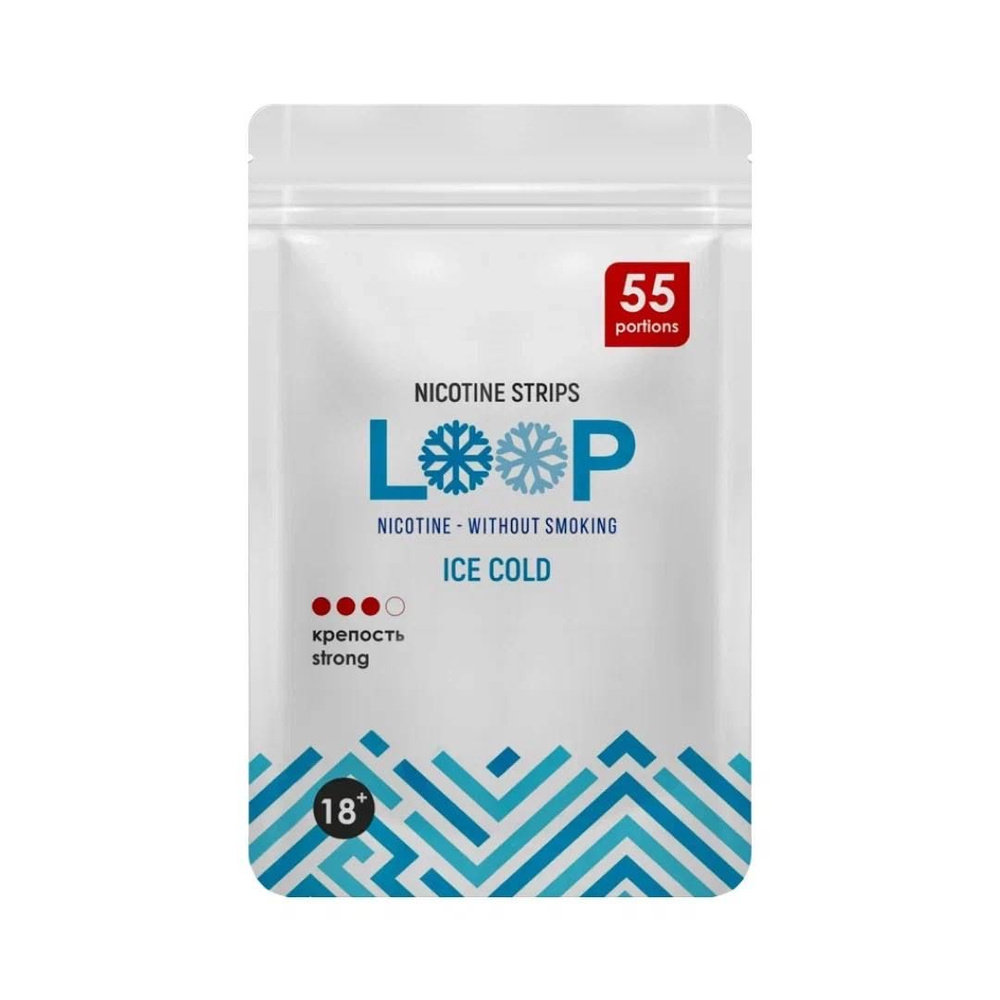 Ватные пластины Nicotine Strips LOOP - ICE COLD (1ш) - купить с ...