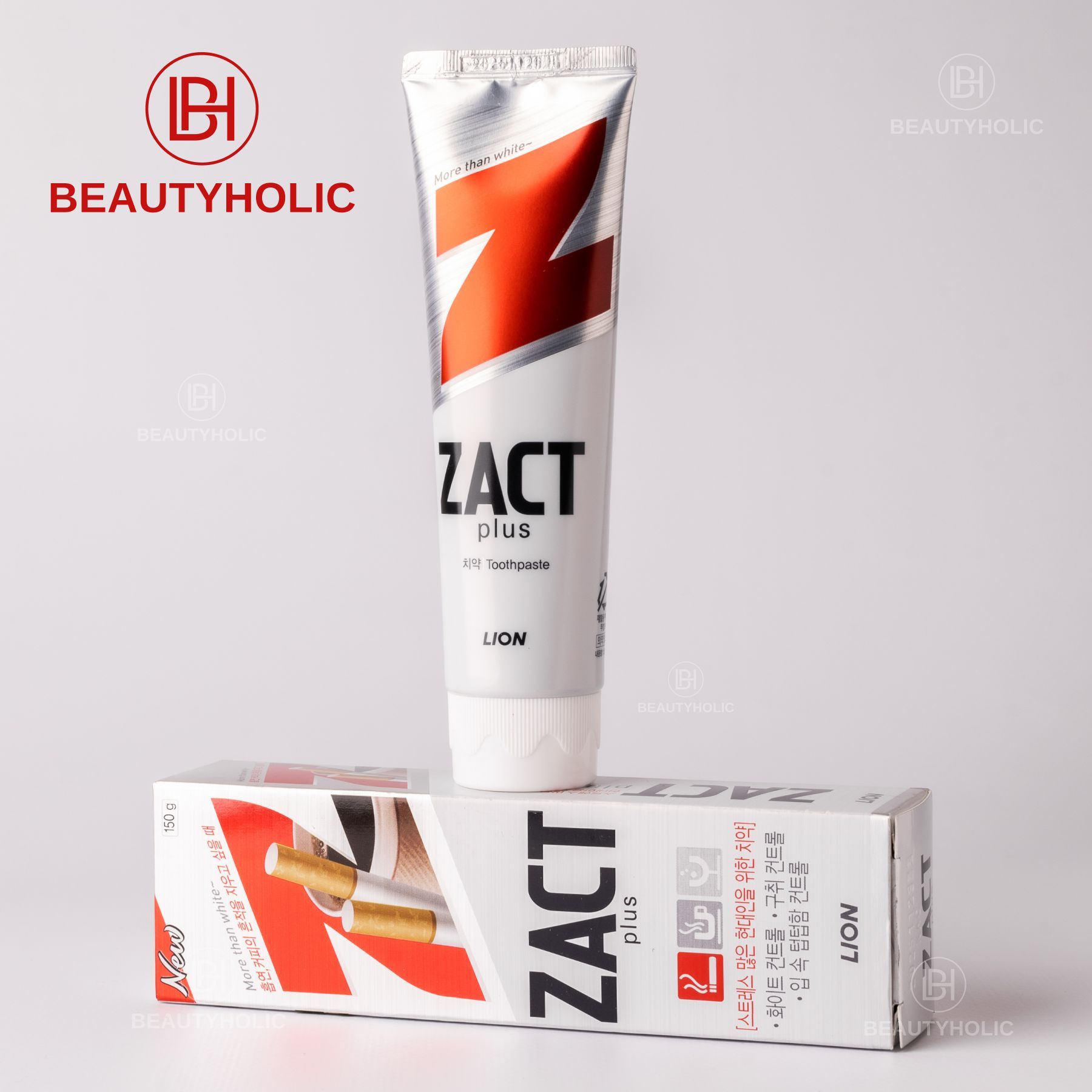 LION Корейская зубная паста Набор SYSTEMA Night Protect и Zact plus: отбеливающая, от ...