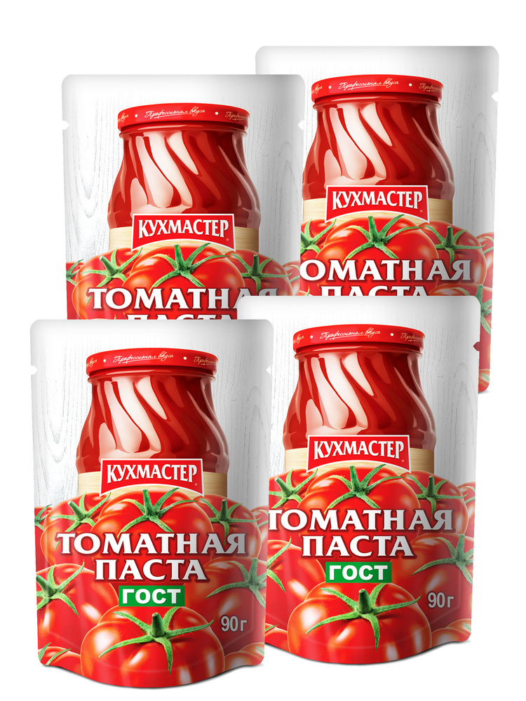 Томатная паста Кухмастер, томатный соус из спелых помидоров для пиццы и ...