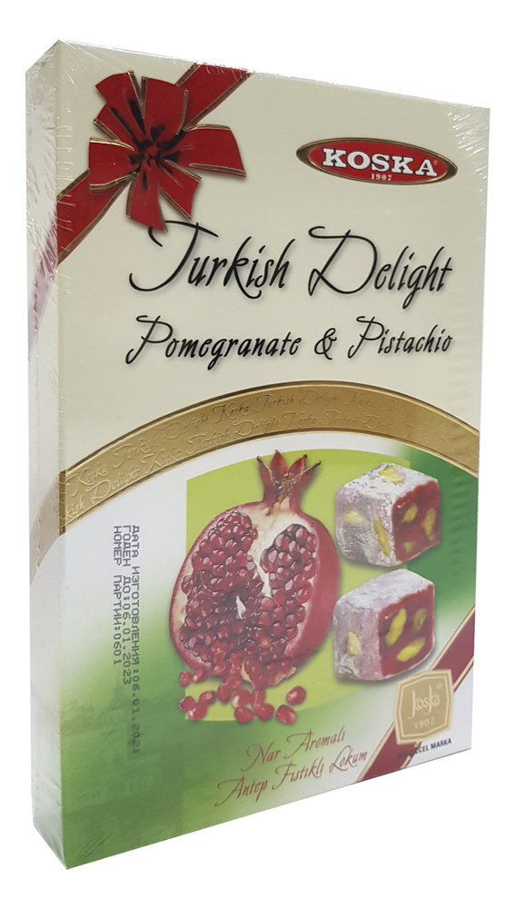 Рахат-лукум гранатовый с антепскими фисташками, "Koska", Nar Aromali ...