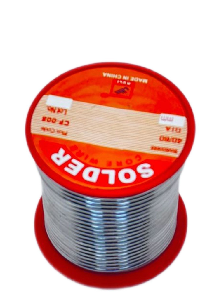Припой SOLDER 1,6 мм, с флюсом, 250гр, ПОС 61 катушка с канифолью ...