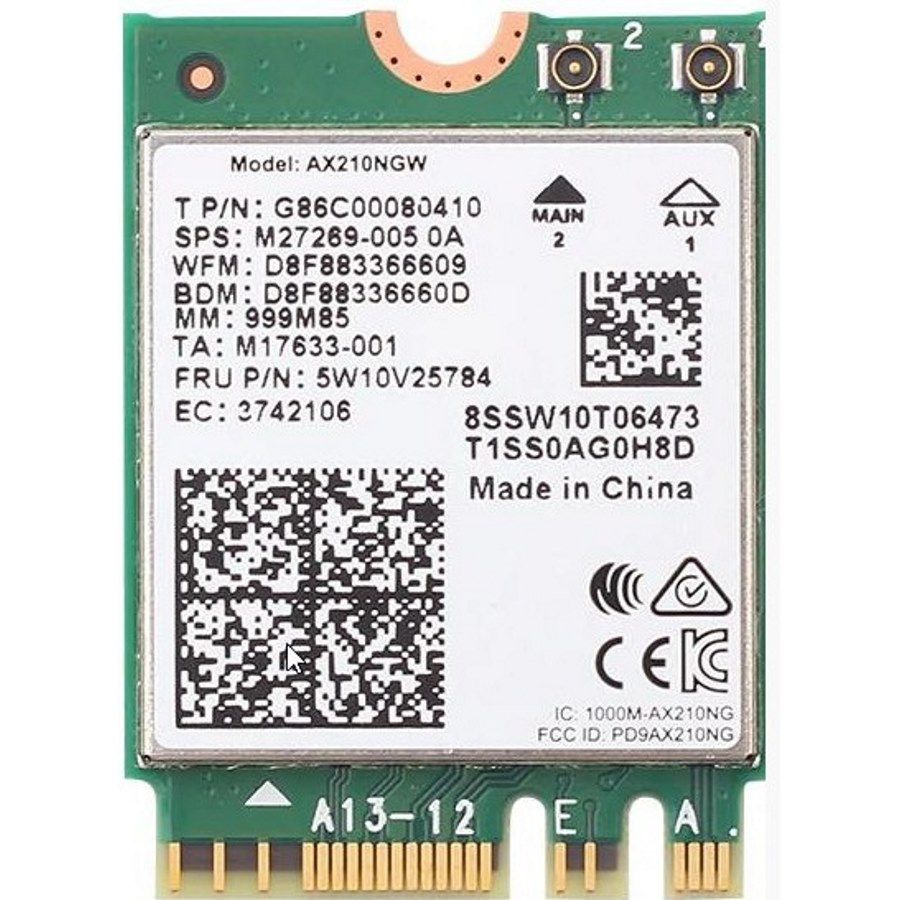 Адаптер Intel Original Wi-Fi 6E AX211 (Gig+), 2230, 2x2 AX R2 (6GHz)+BT ...