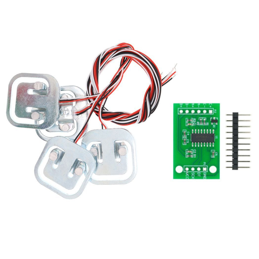 Комплект для создания весов до 200 кг / датчик давления (тензодатчик) до 50кг + модуль весов ...