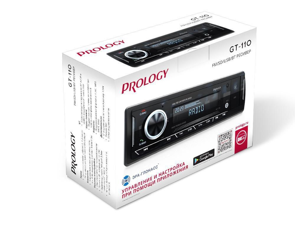 Автомагнитола PROLOGY GT-110 (4x55Вт FM, SD, USB, AUX, Bluetooth)1 DIN - купить в интернет ...