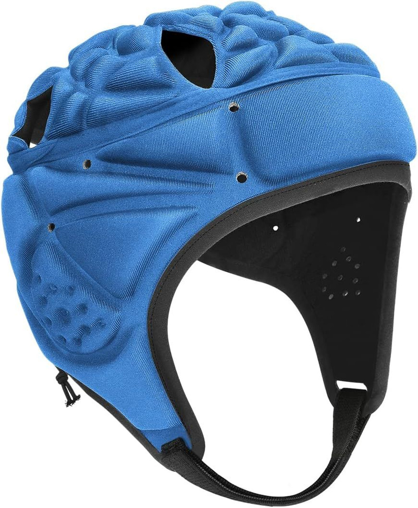 Регбийные головные уборы Soft Shell 7v7 Шлем для регби с подбородочным ...
