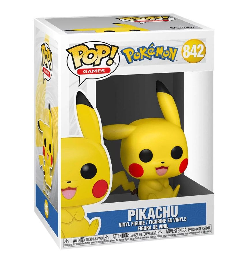 Фигурка Funko POP! Покемон Пикачу (Pokemon: Pikachu) - купить с ...