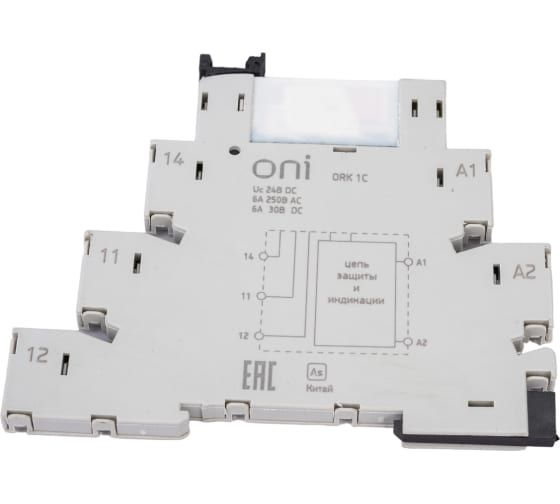 Реле интерфейсное ORK с розеткой 1C 24В DC ONI - купить по выгодной ...