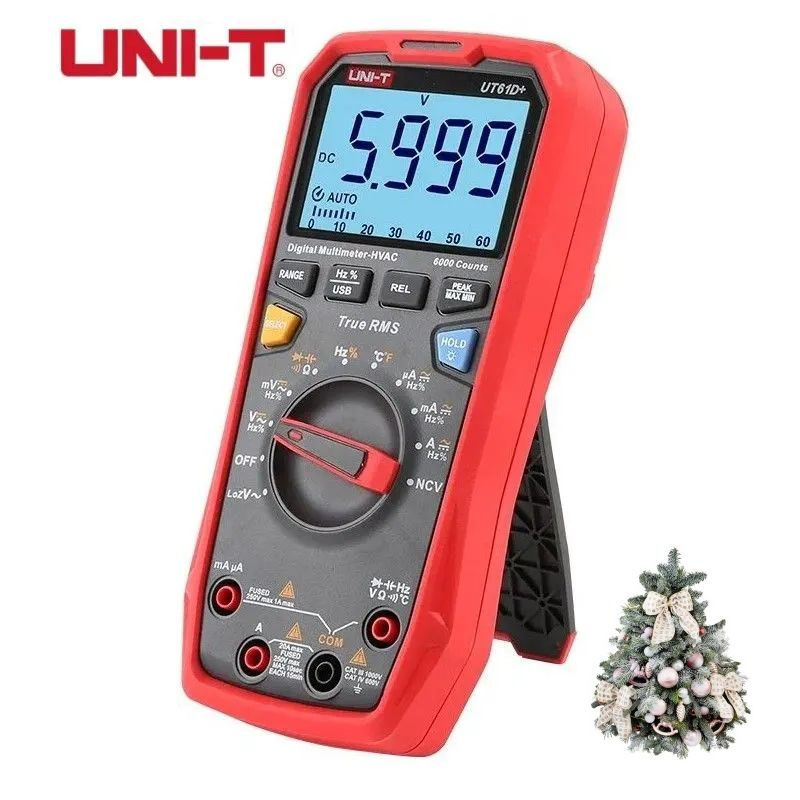 Мультиметр UT61D+ UNI-T оригинал USB интерфейс емкость 60 000мкФ ...