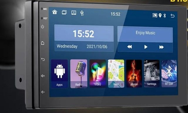 Магнитола для автомобиля Android, 2 din, 7 дюймов. Автомагнитола WIFI, Bluetooth, GPS-навигация ...