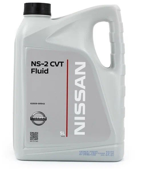 Масло трансмиссионное Nissan NS-2 CVT Fluid, 5л - купить по выгодной ...