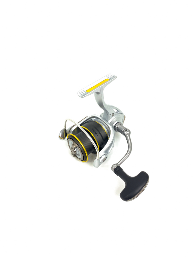 Катушка KAIDA Angel_reel._серебристый, Безынерционная, 2000, Передний фрикцион купить по низкой ...