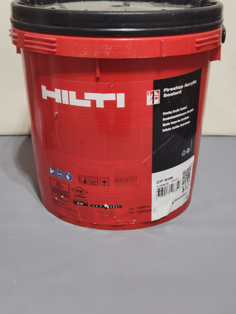 Противопожарный акриловый герметик белый HILTI CP 606 5л купить на OZON ...
