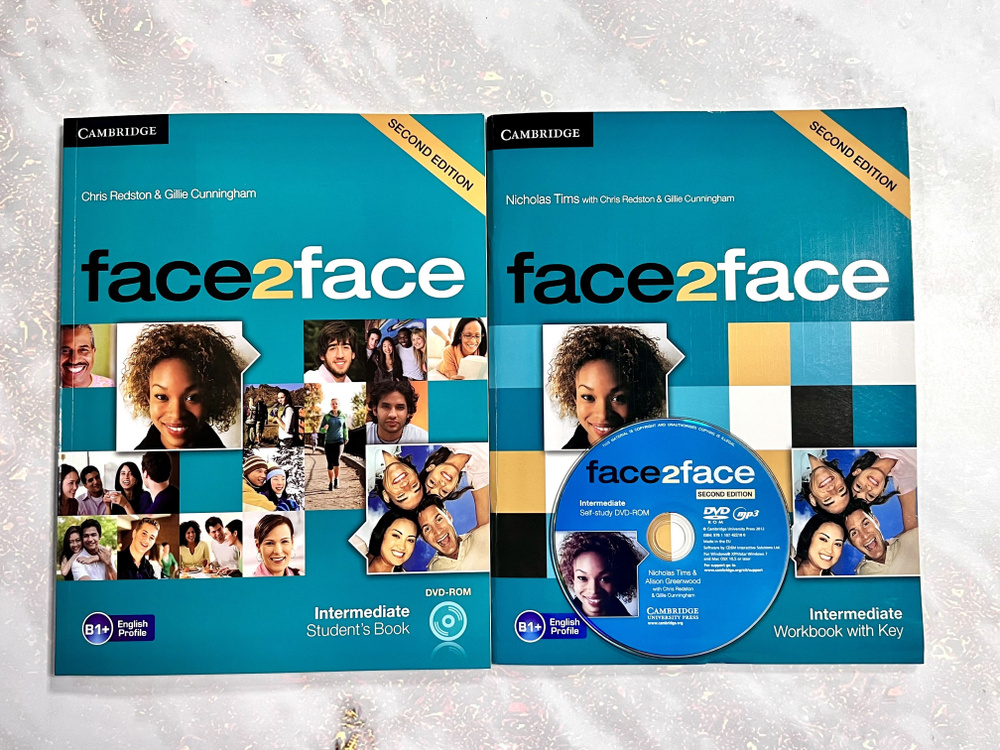 Face2face intermediate second edition (Учебник + Рабочая Тетрадь + CD/DVD) face 2 face ...