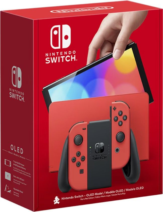 Игровая консоль Nintendo Switch OLED Mario Red Edition - купить с ...