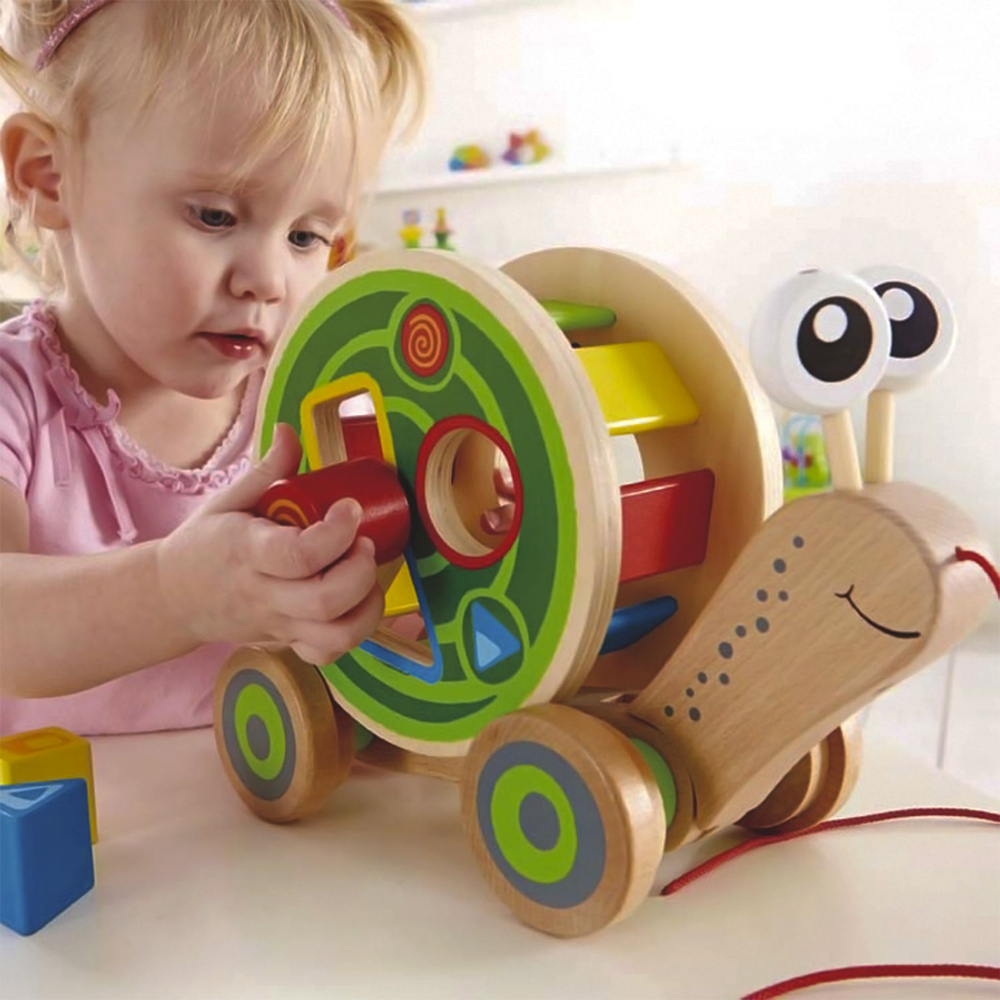 Каталка на веревке Улитка Hape - купить с доставкой по выгодным ценам в интернет-магазине OZON ...