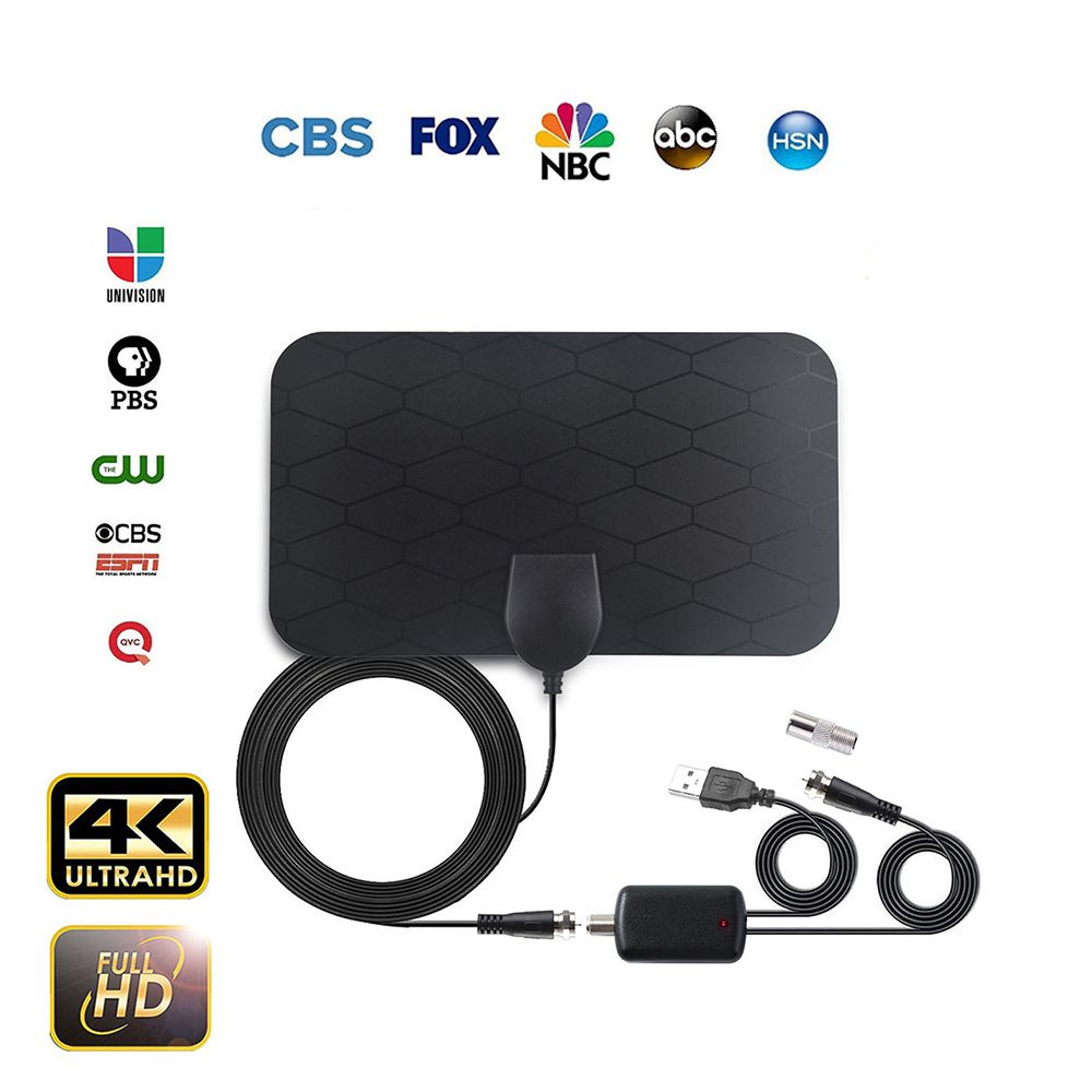 Портативная цифровая HD-антенна для Smart TV, съемный усилитель сигнала ...