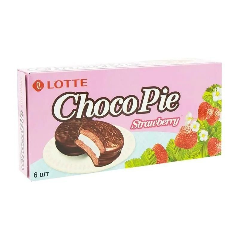 Печенье Lotte Choco Pie прослоенное глазированное, Лотте Чоко Пай ...