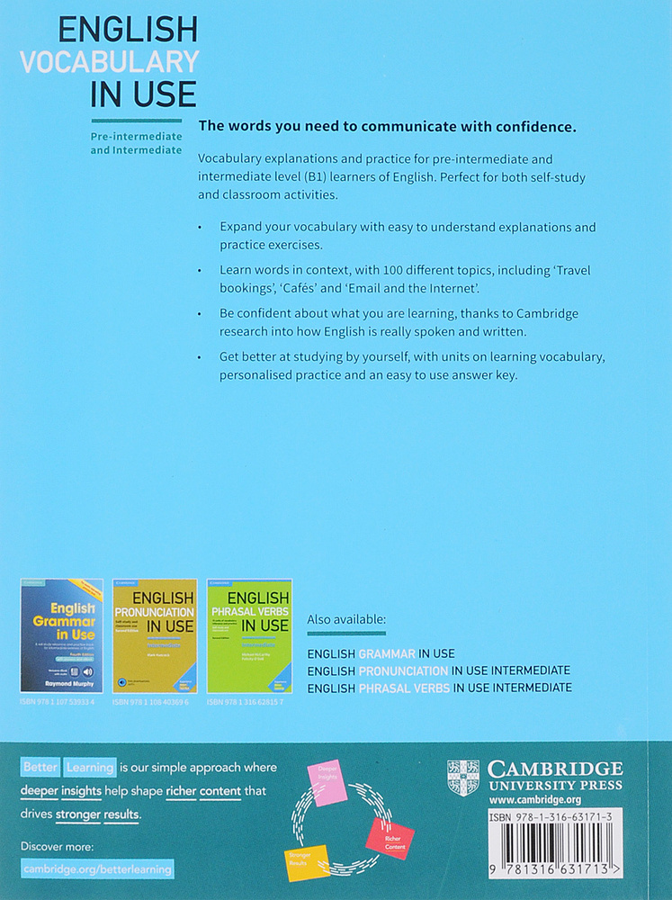 English Vocabulary in Use. Pre-intermediate and Intermediate: Book with ...