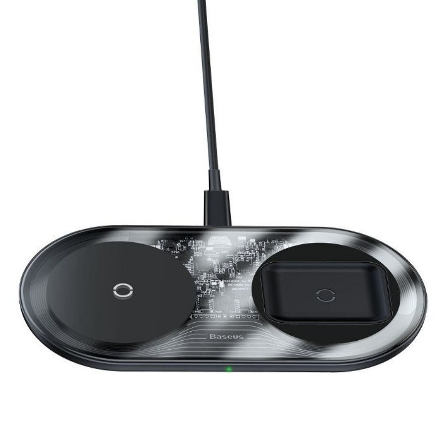 Беспроводное зарядное устройство Baseus Simple 2in1 Wireless Charger ...